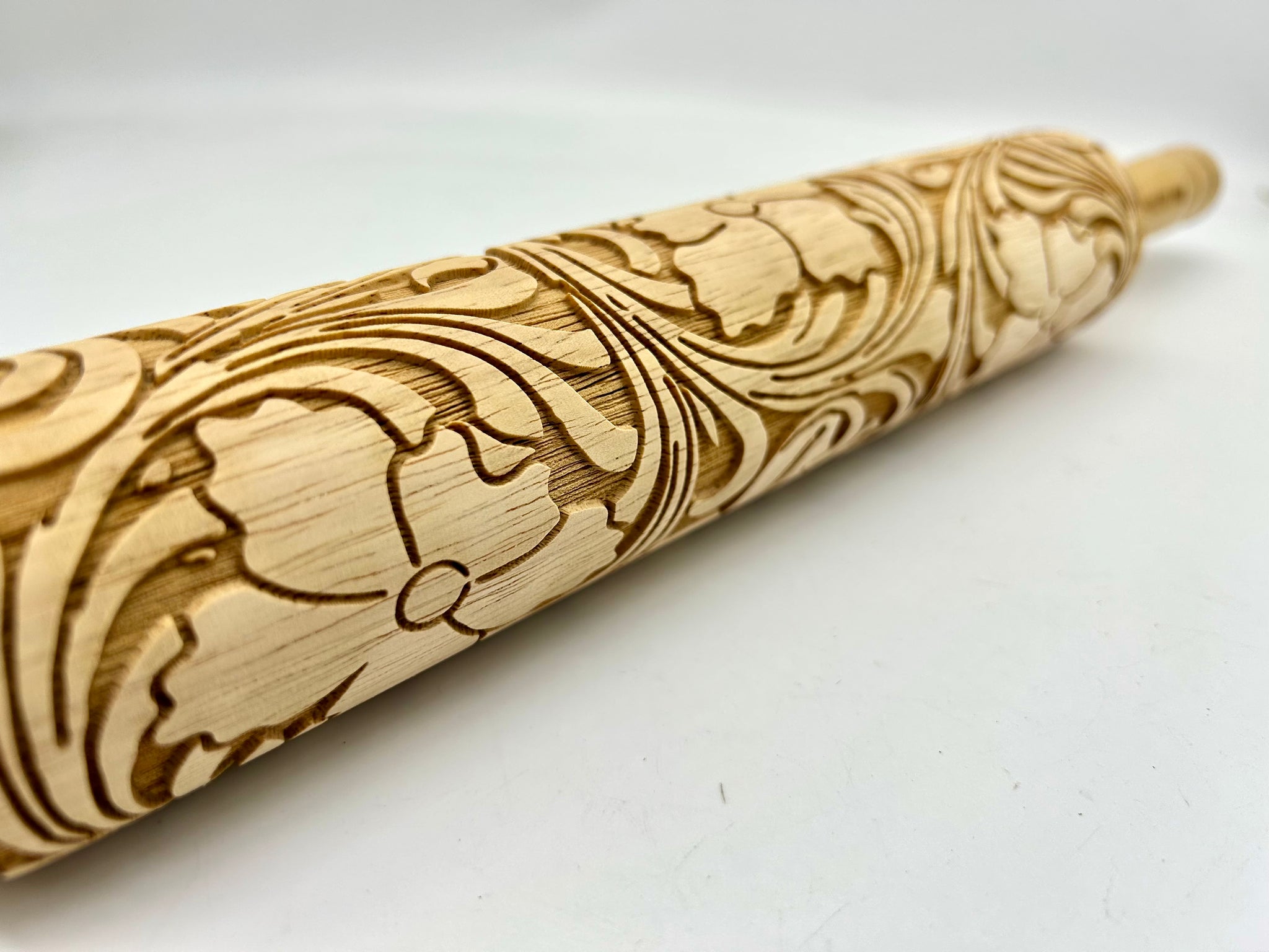 Tooled Leather Embossed Rolling Pin – sweetrollingpins