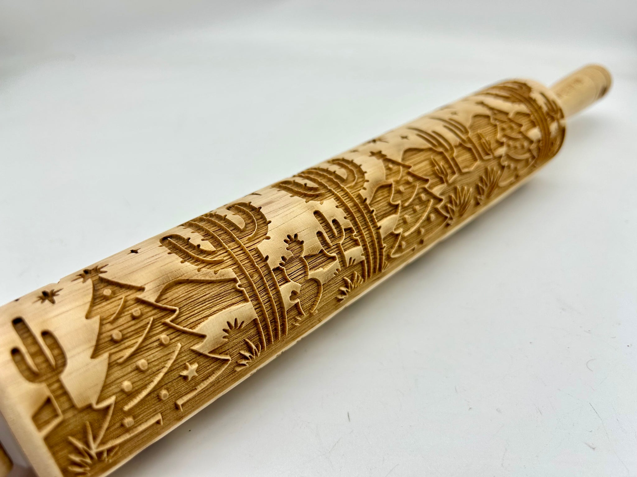Desert Christmas Embossed Rolling Pin – sweetrollingpins