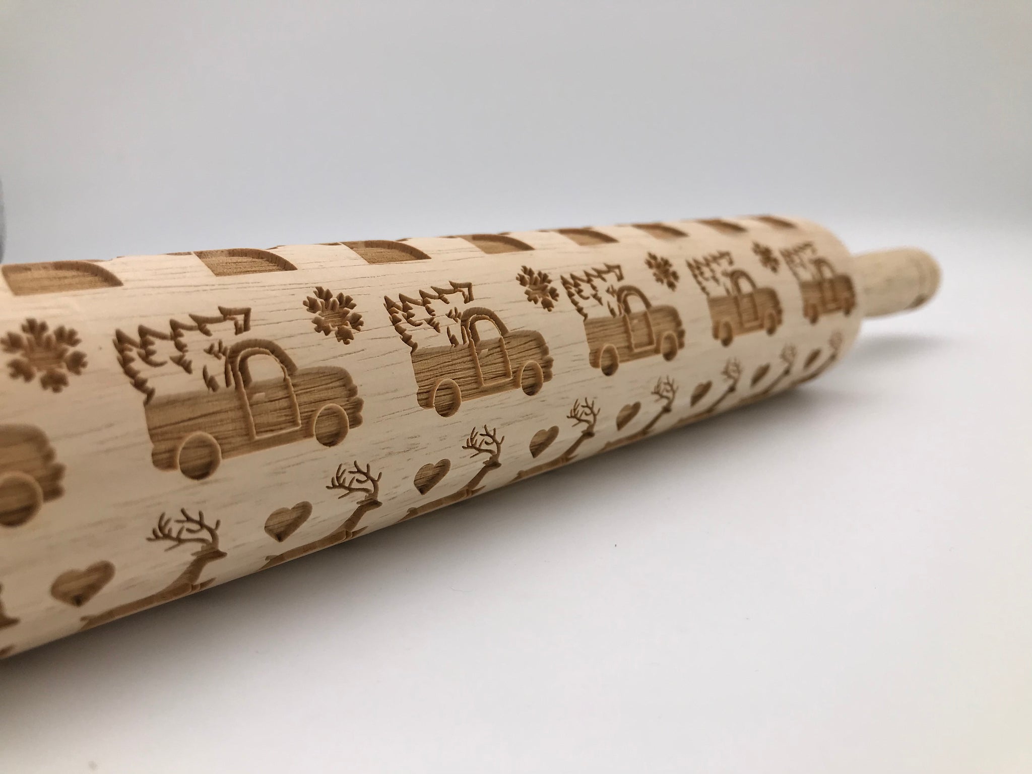 Embossed Quilted Christmas Rolling Pin – sweetrollingpins